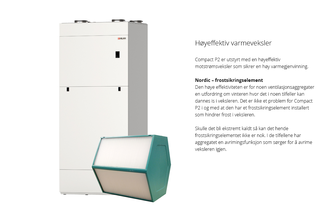 Compact P2 - flere funksjoner samlet i én kompakt installasjon